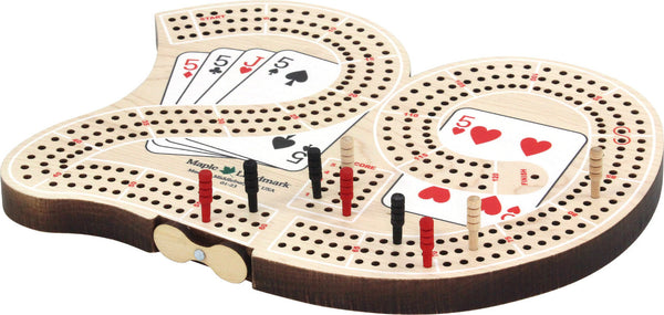 29 Shaped Cribbage Board – Imaginuity Play with a Purpose